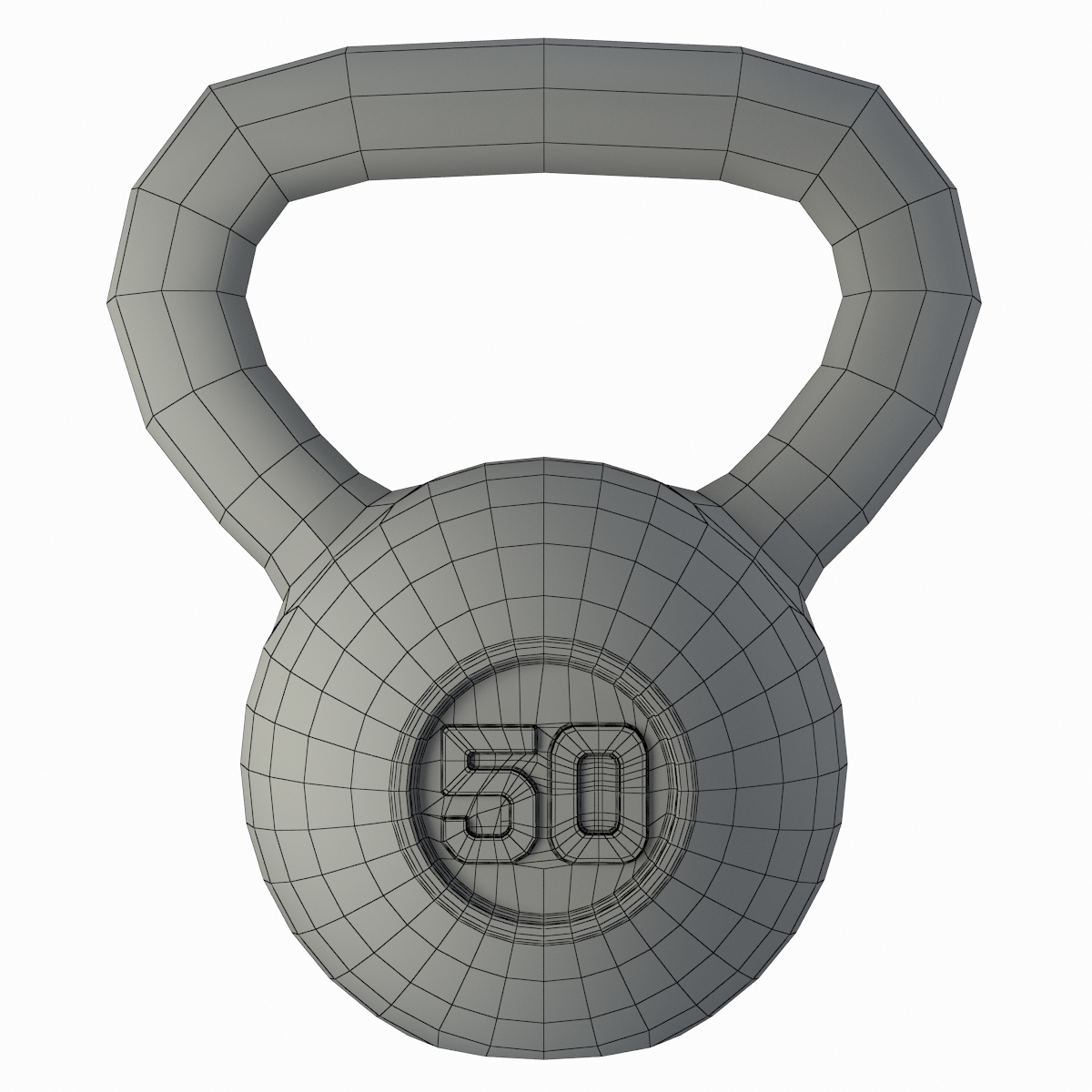 3d kettlebell bell model