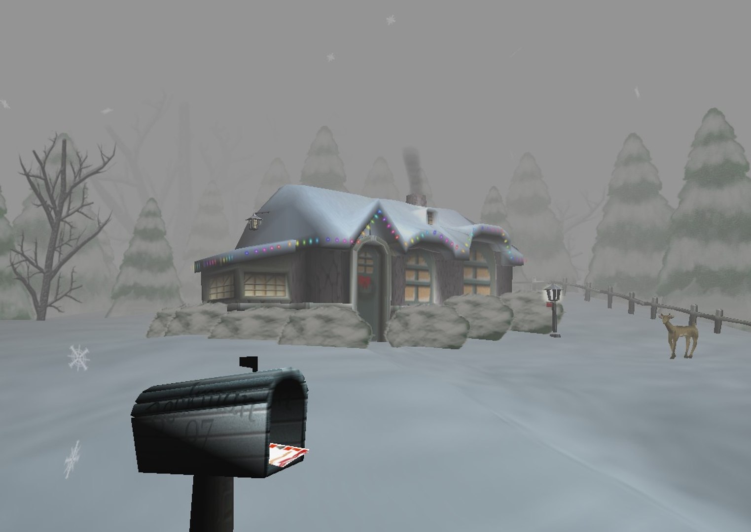 Free Blend Model Winter Scene