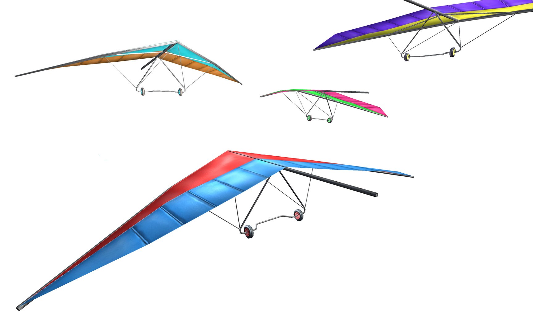 Hang Glider 3D Model - TurboSquid 1508822