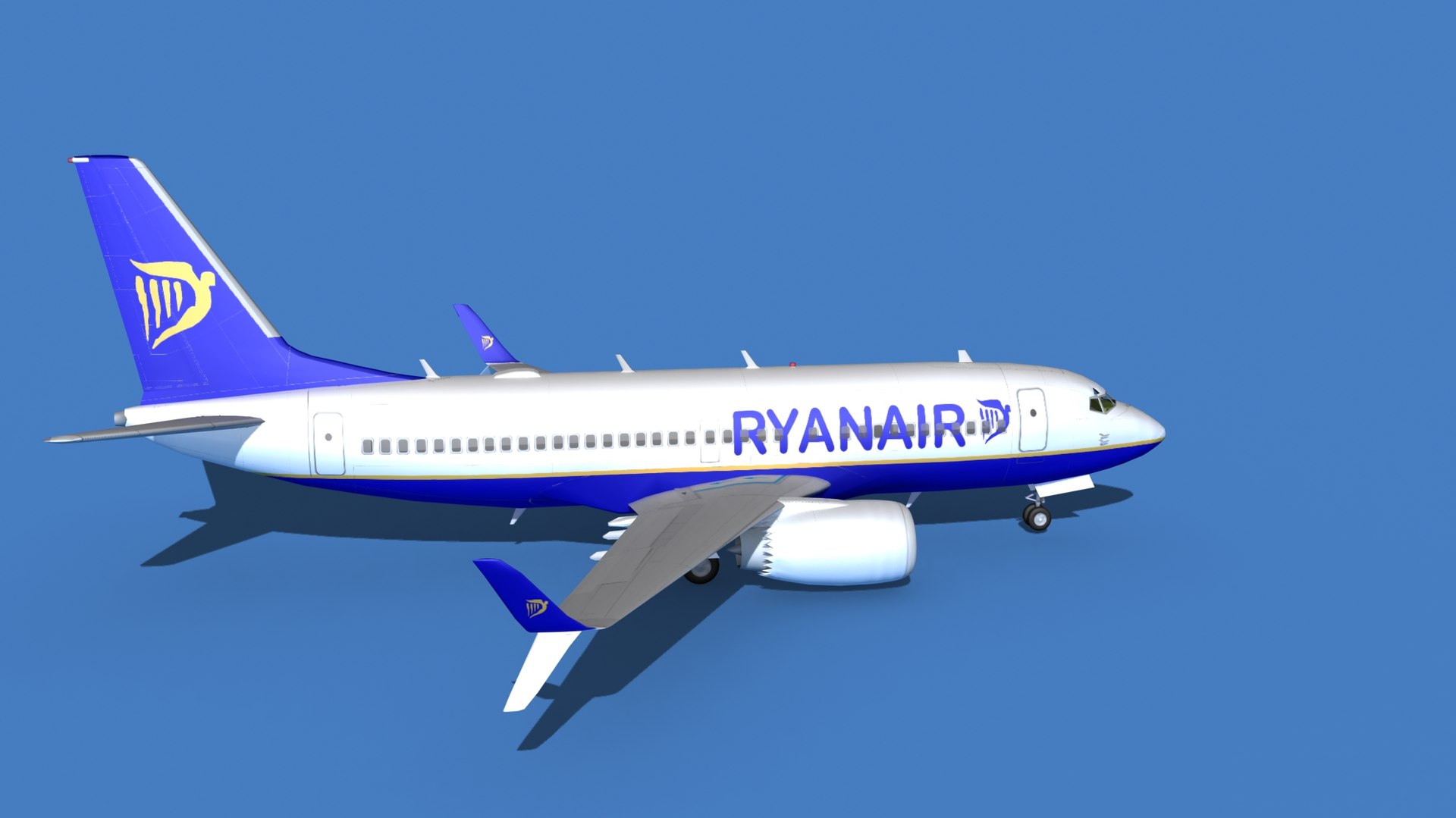 3D Boeing 737 Max 7 Ryanair - TurboSquid 1762705
