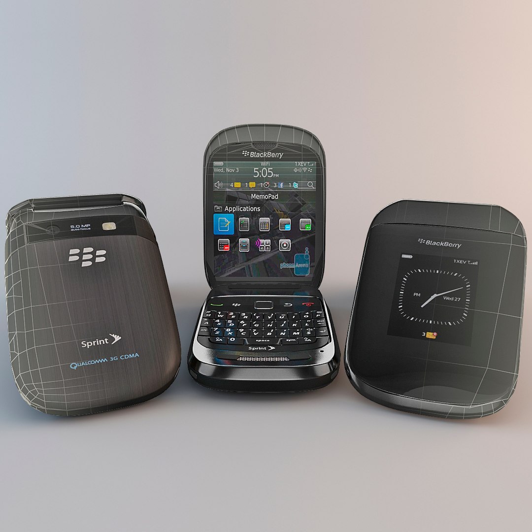 3d Blackberry Style 9670 Cellphone