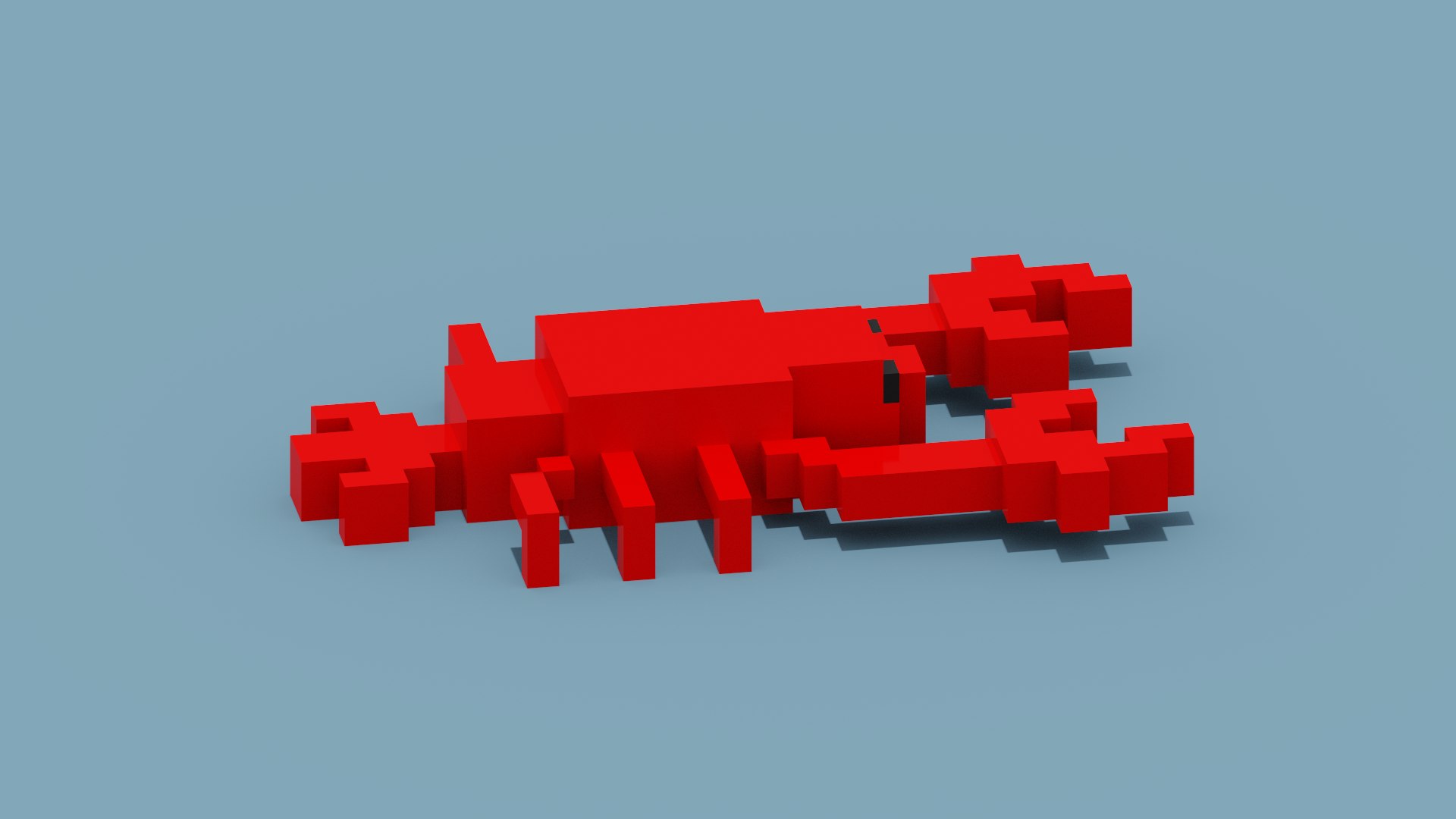 Voxel Lobster 3D - TurboSquid 1970167