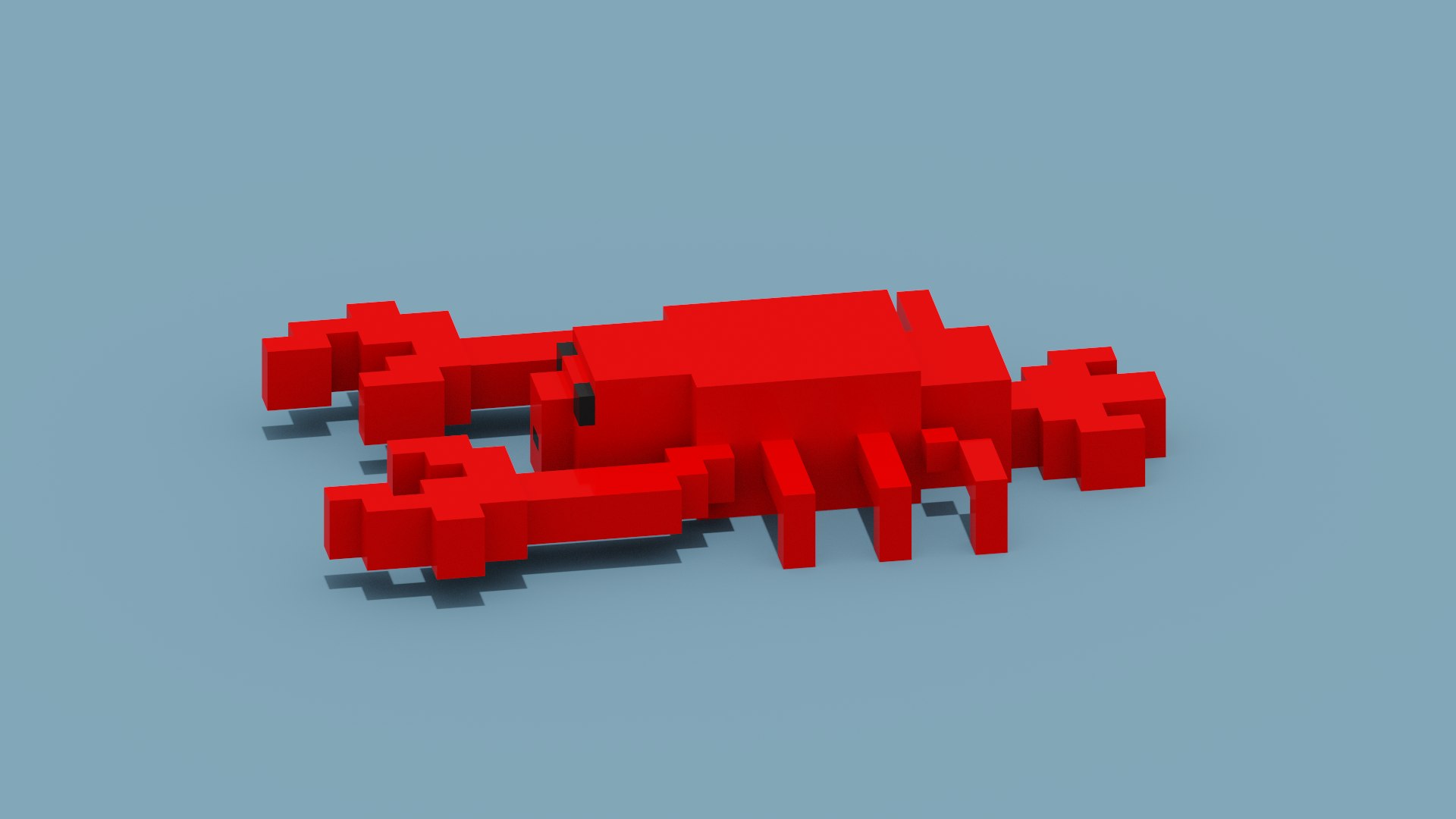 Voxel Lobster 3D - TurboSquid 1970167