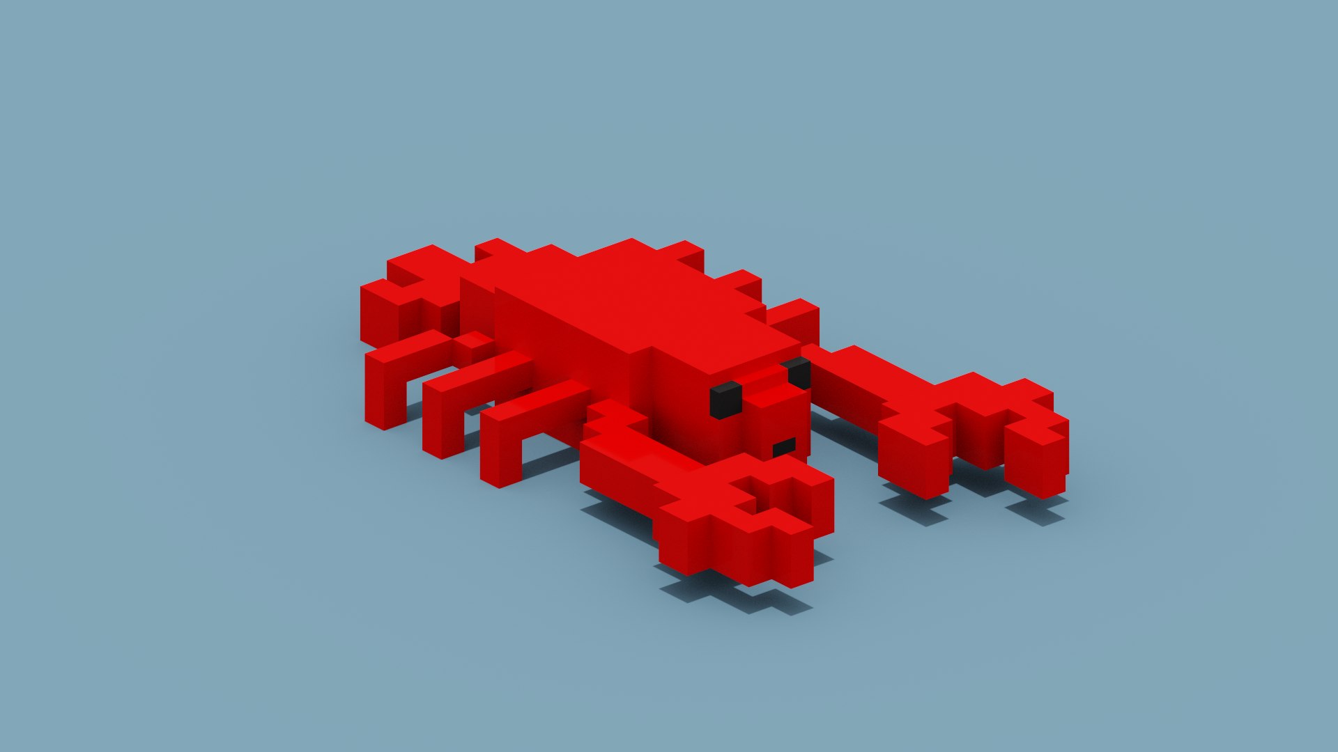 Voxel Lobster 3D - TurboSquid 1970167