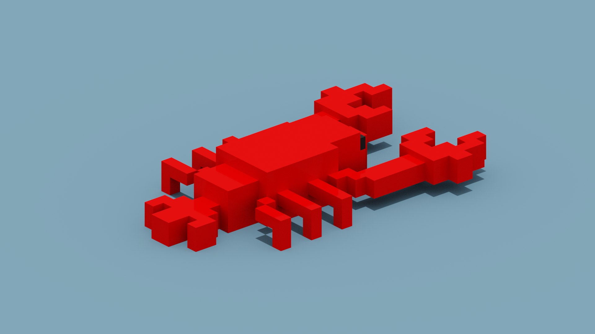 Voxel Lobster 3D - TurboSquid 1970167