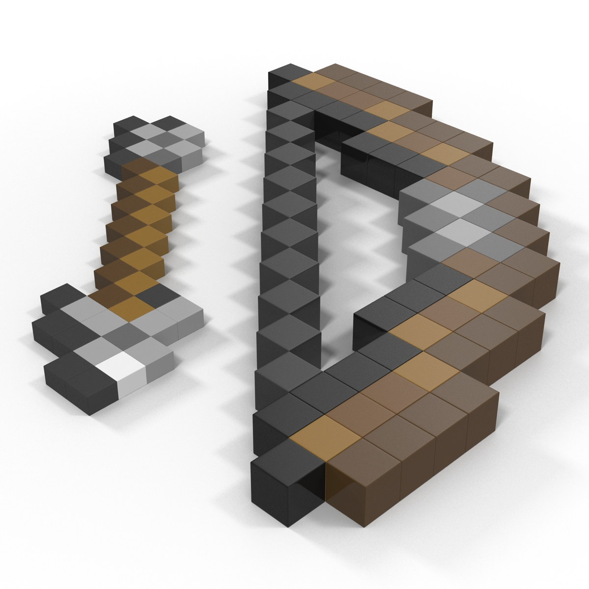 3ds minecraft bow arrow