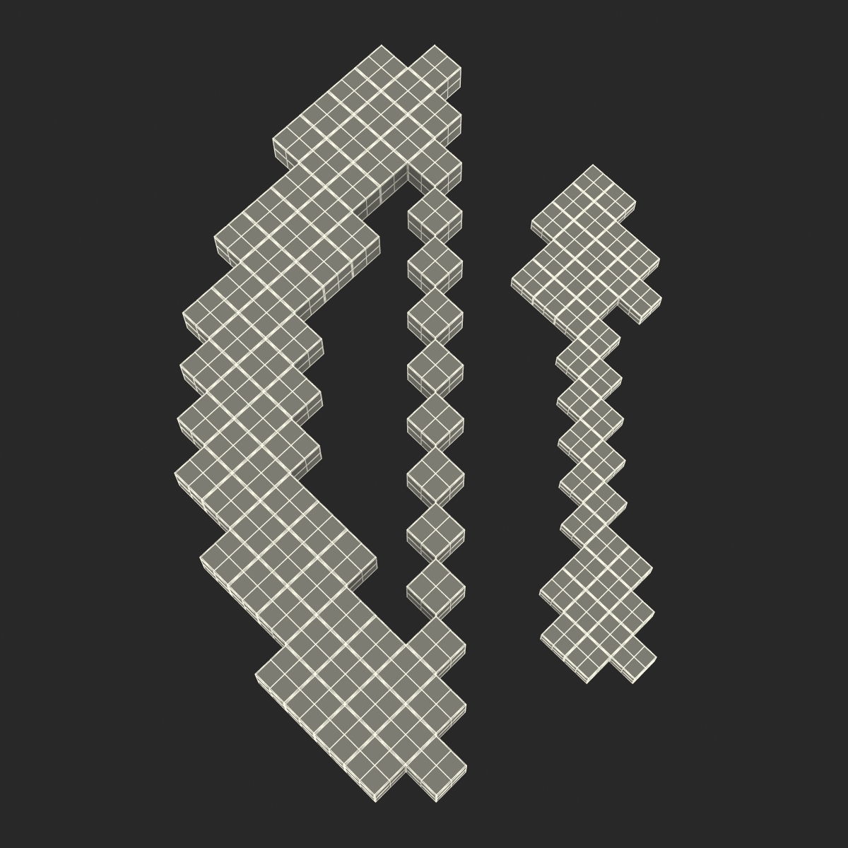 3ds minecraft bow arrow