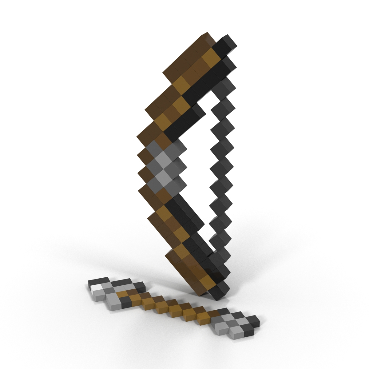 3ds minecraft bow arrow