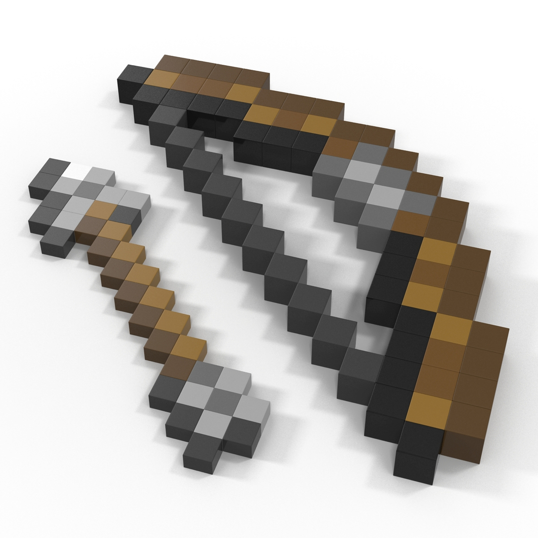 3ds minecraft bow arrow