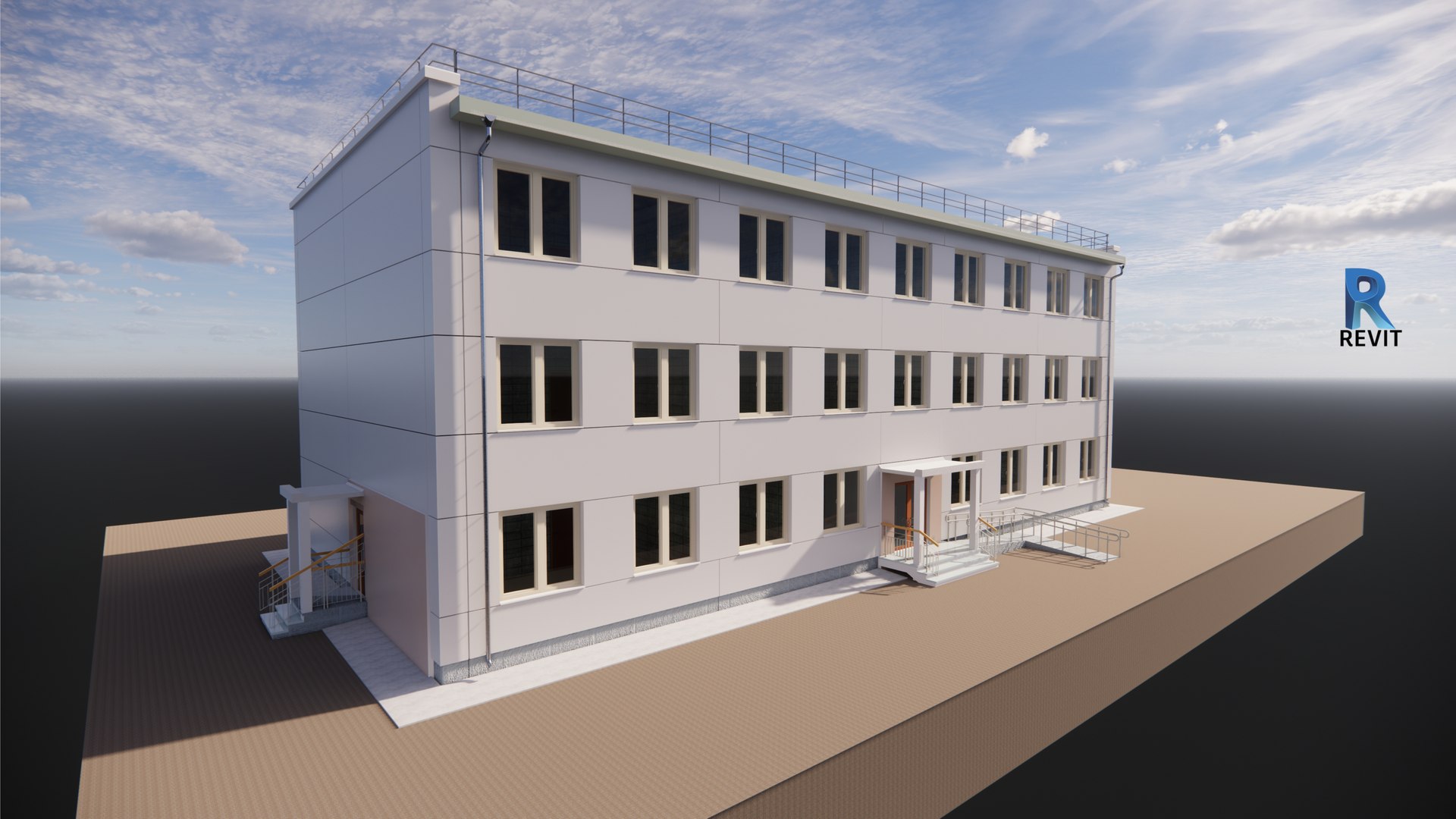 Office building model - TurboSquid 1935400