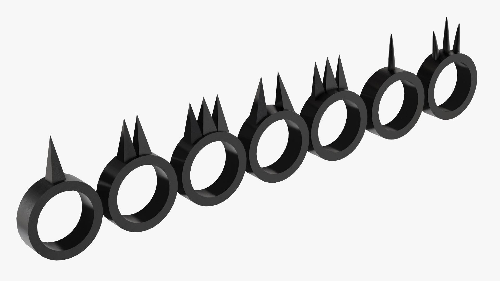 3D Japanese Brass Knuckles Pack - TurboSquid 2253356