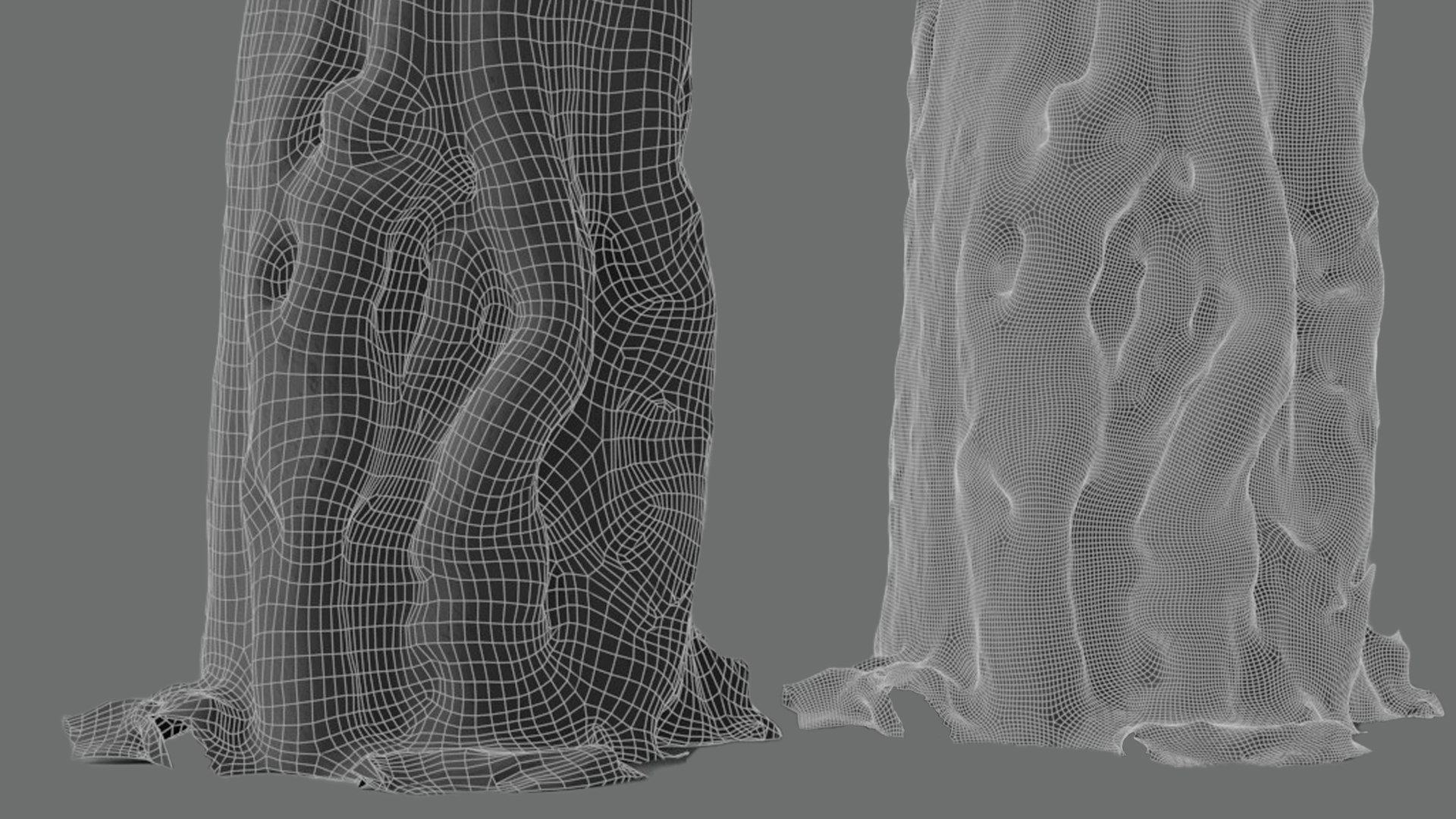 Photorealistic Tree Trunks 3D Model - TurboSquid 1802669