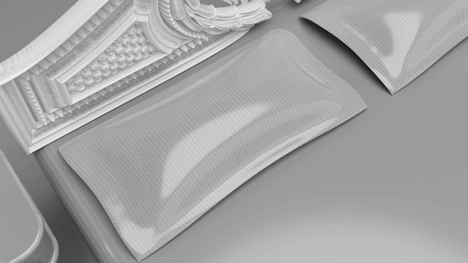 3D Elite Bedroom Set Model - TurboSquid 2147437