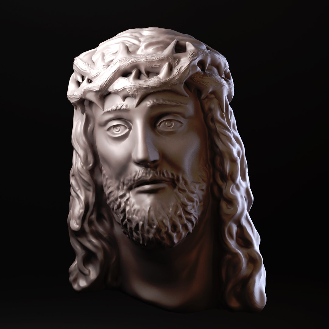 Jesus Face Model - TurboSquid 1174185