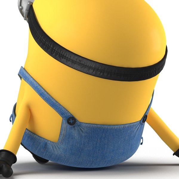short eyed minion pose 3d 3ds