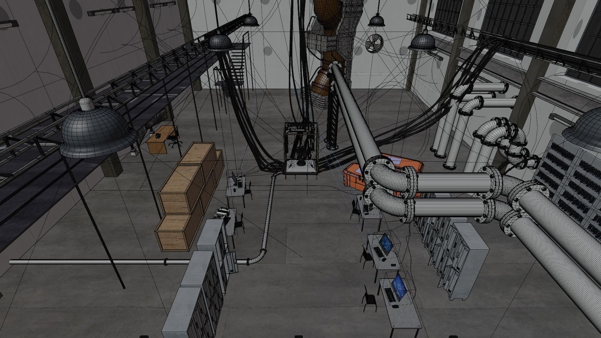 Factory Lab 3D Model - TurboSquid 2410692