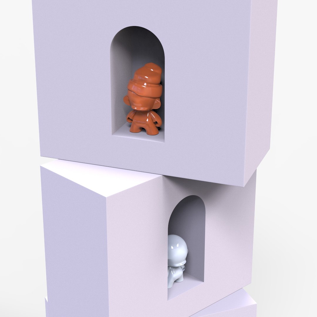 3 Niches Objects 3d C4d