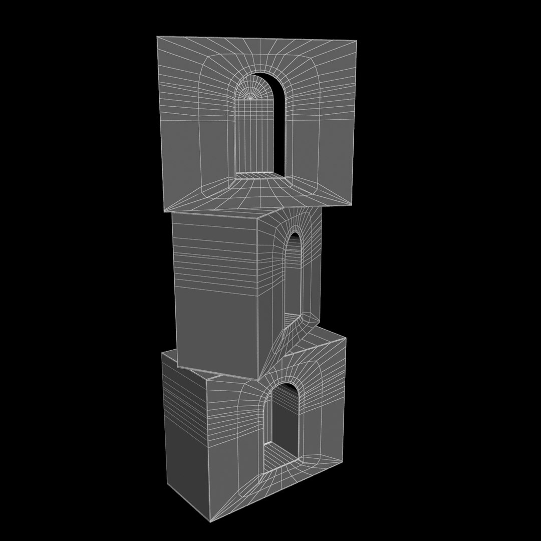 3 Niches Objects 3d C4d