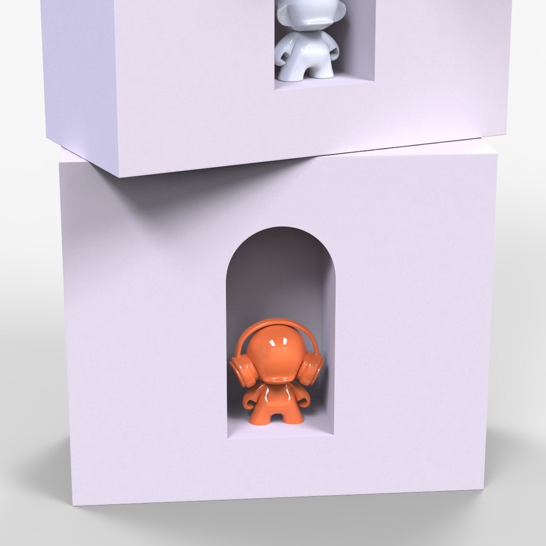 3 Niches Objects 3d C4d