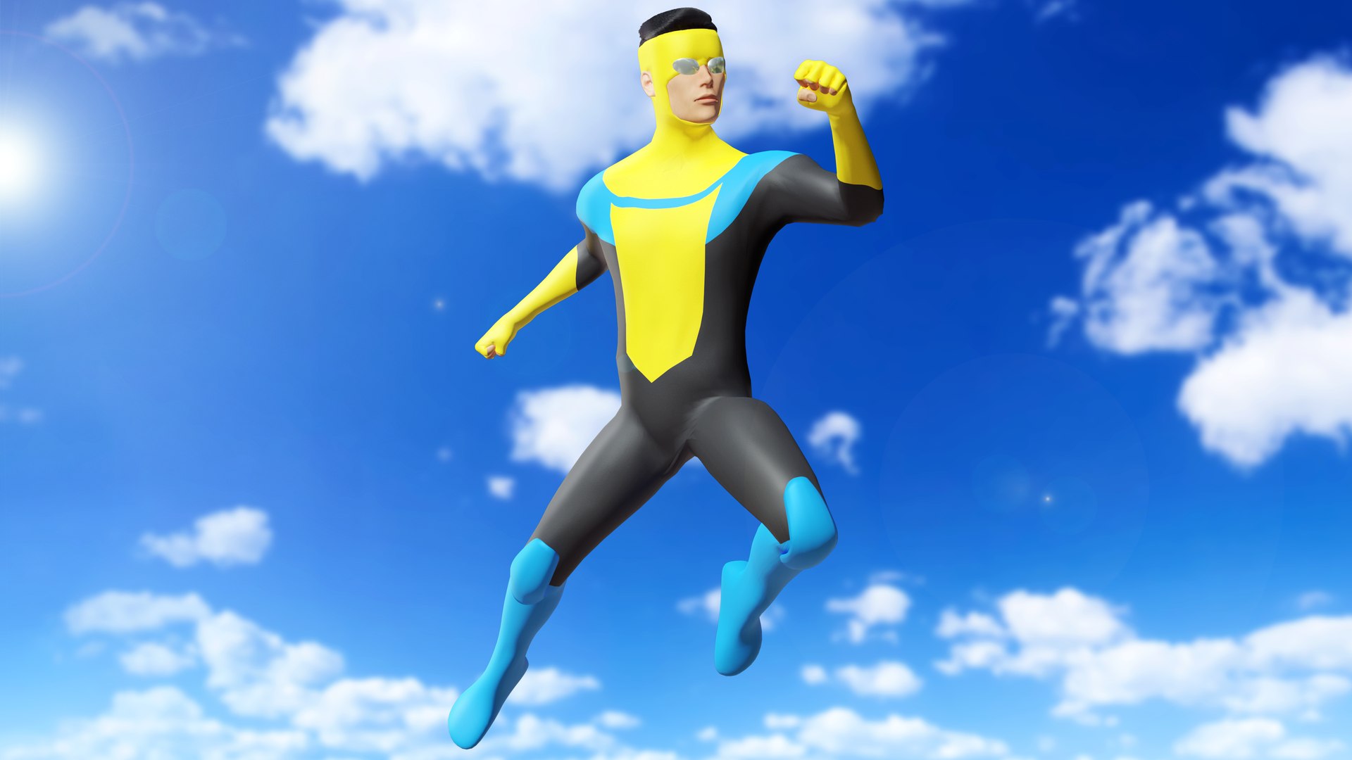 3D Invincible 3D Model FACE AND BODY RIGGED Model - TurboSquid 1907772