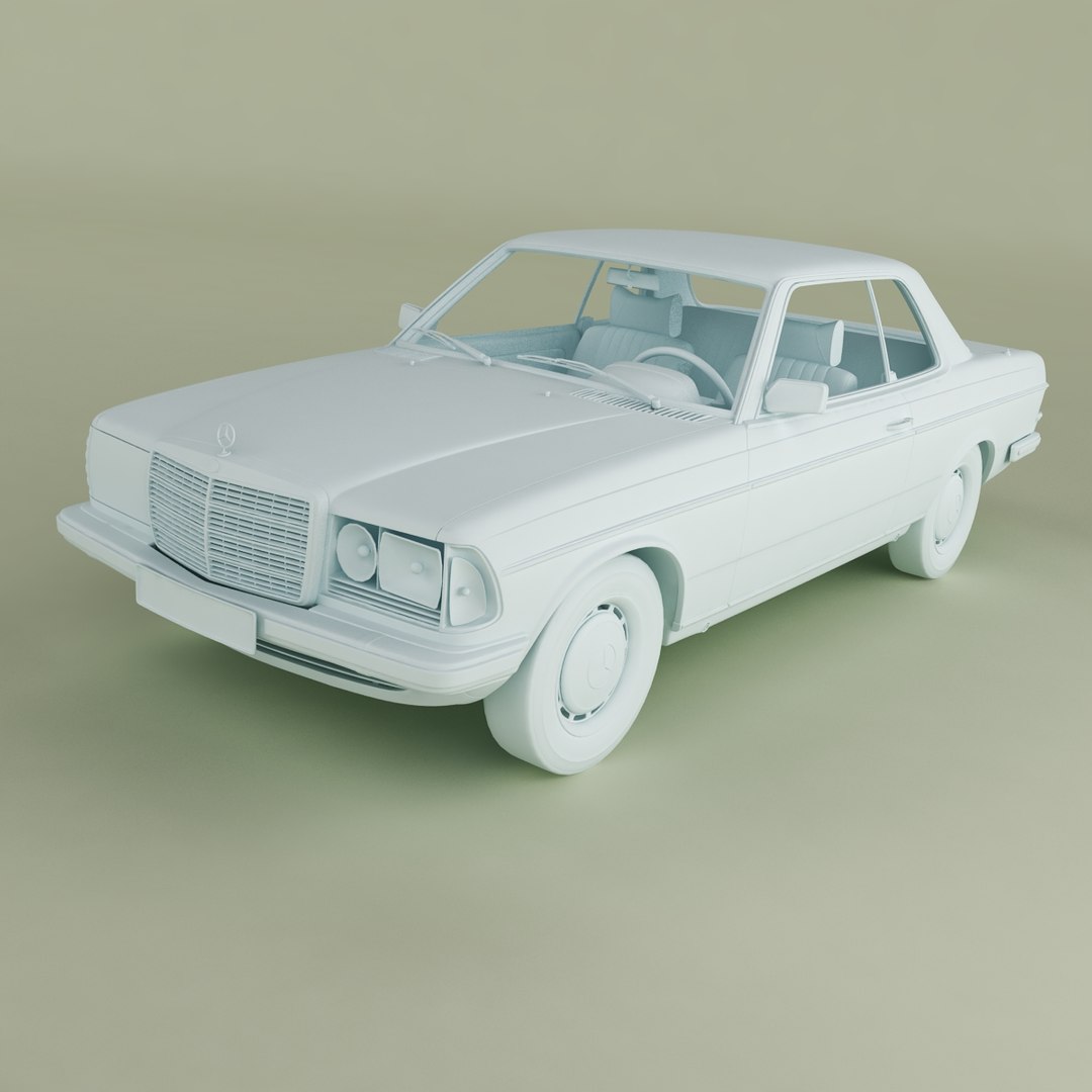 3D Mercedes-Benz C123 Coupe - TurboSquid 2073139