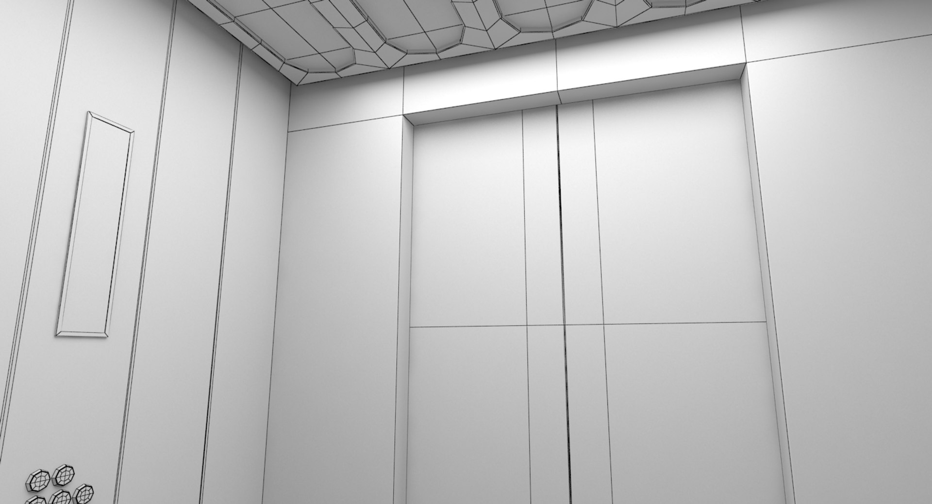 Elevator Buttons 3d Fbx