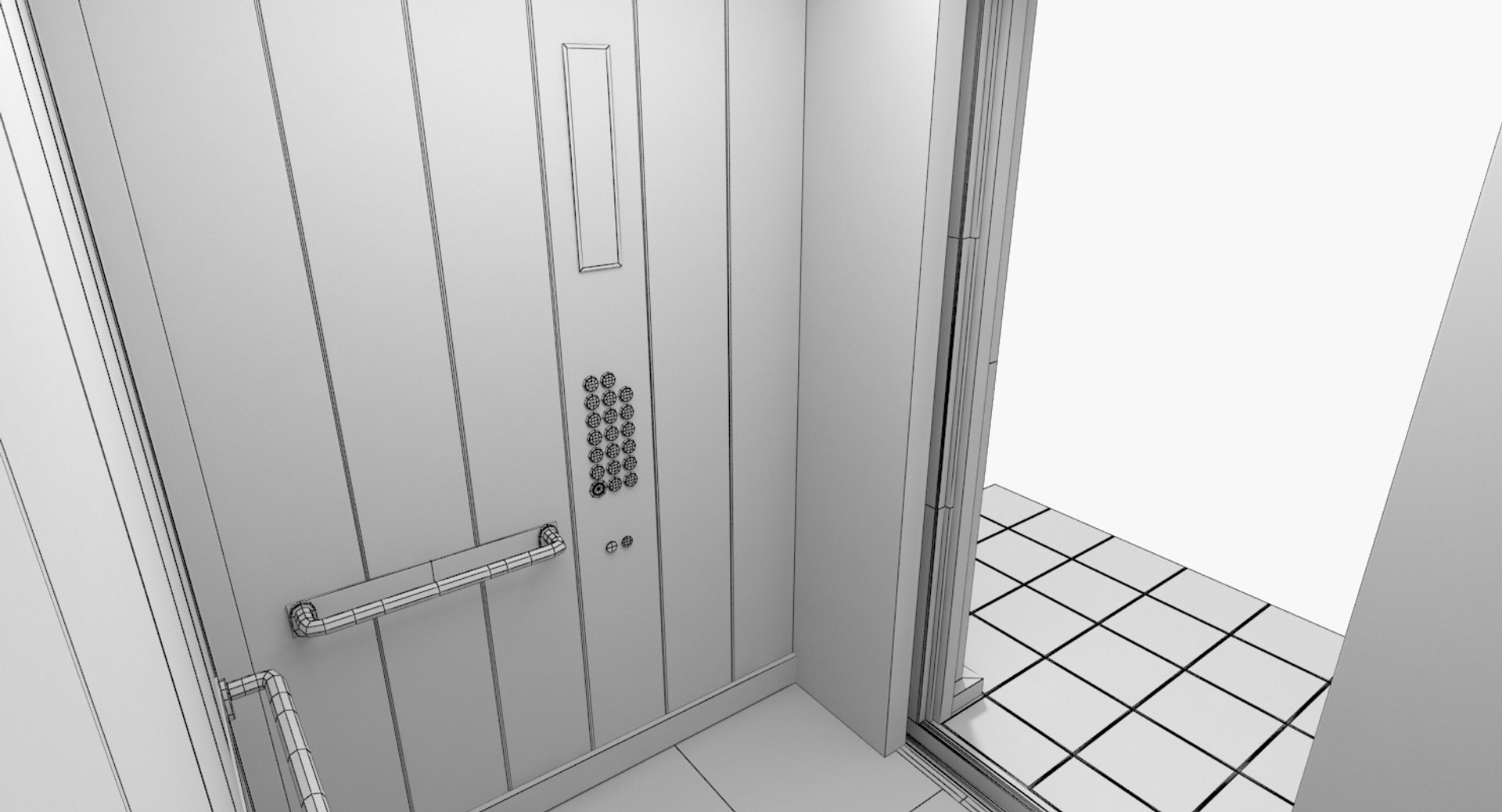 Elevator Buttons 3d Fbx