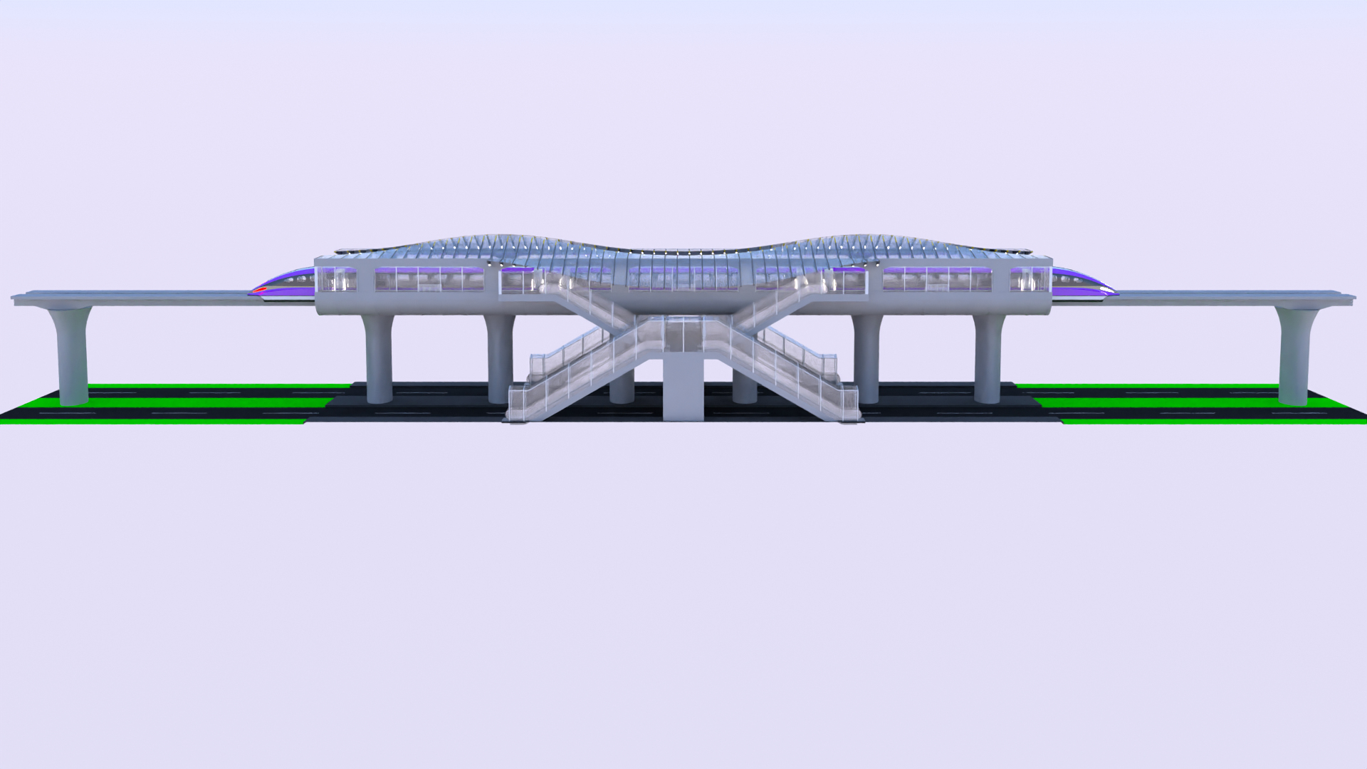 Maglev stations collection IV 2024 3D model - TurboSquid 2174124
