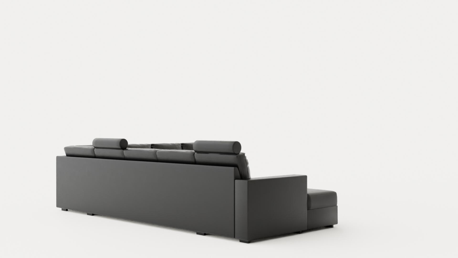 3D Model Crazy Corner Sofa Xxl With Divan Right - TurboSquid 2232210