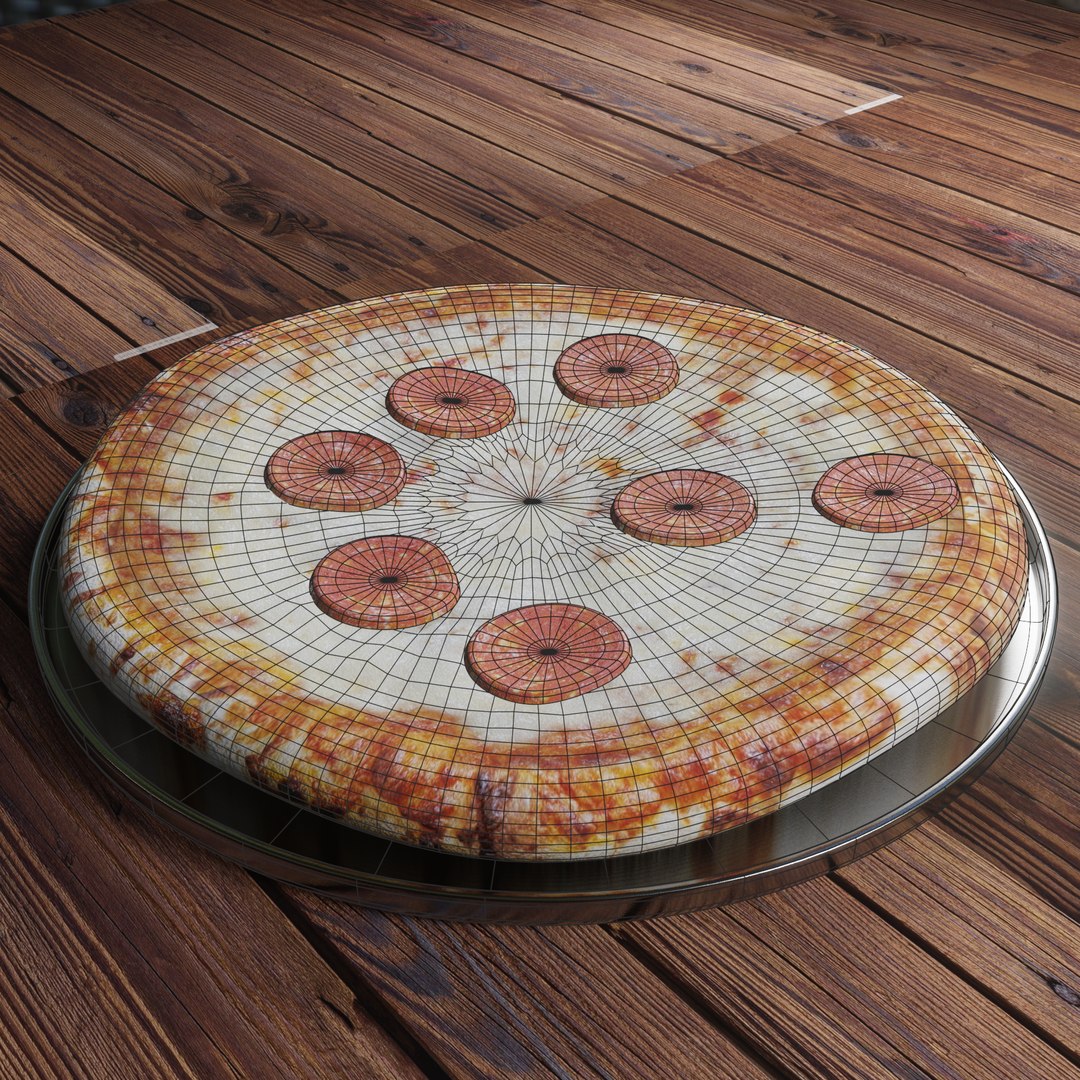 3D Model Crust Pizza - TurboSquid 1810920
