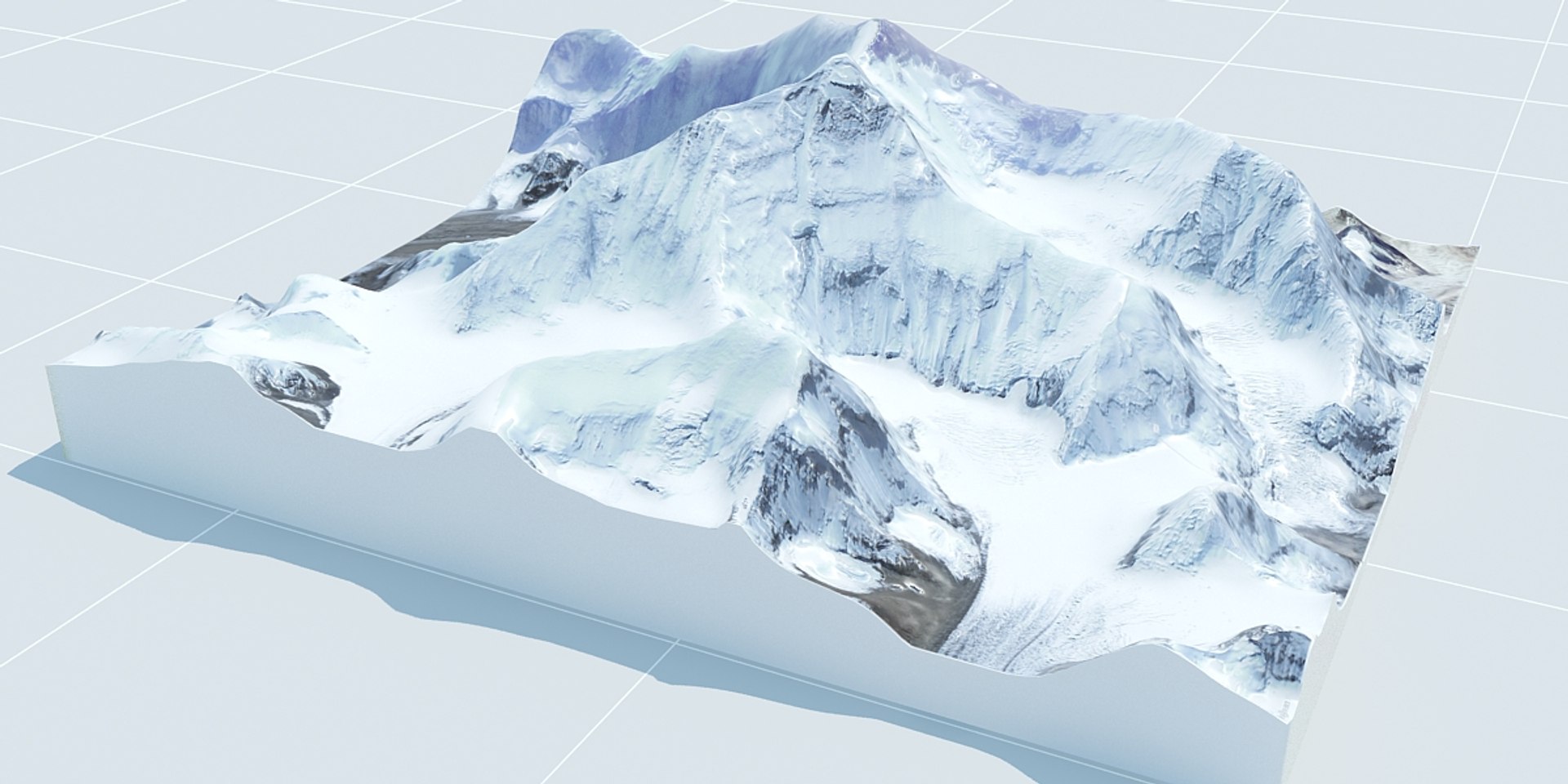 3d Model Landscape Everest