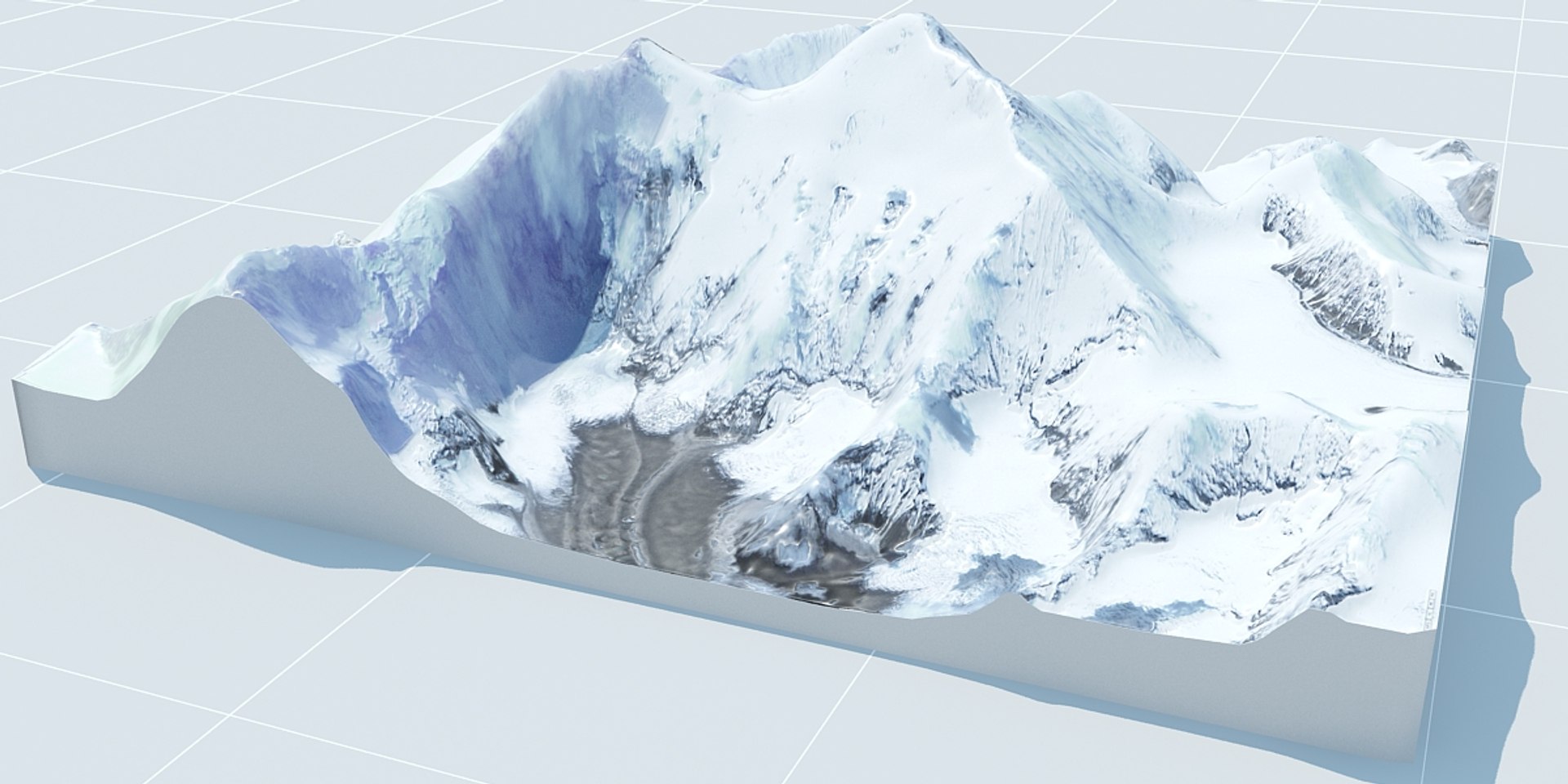 3d Model Landscape Everest