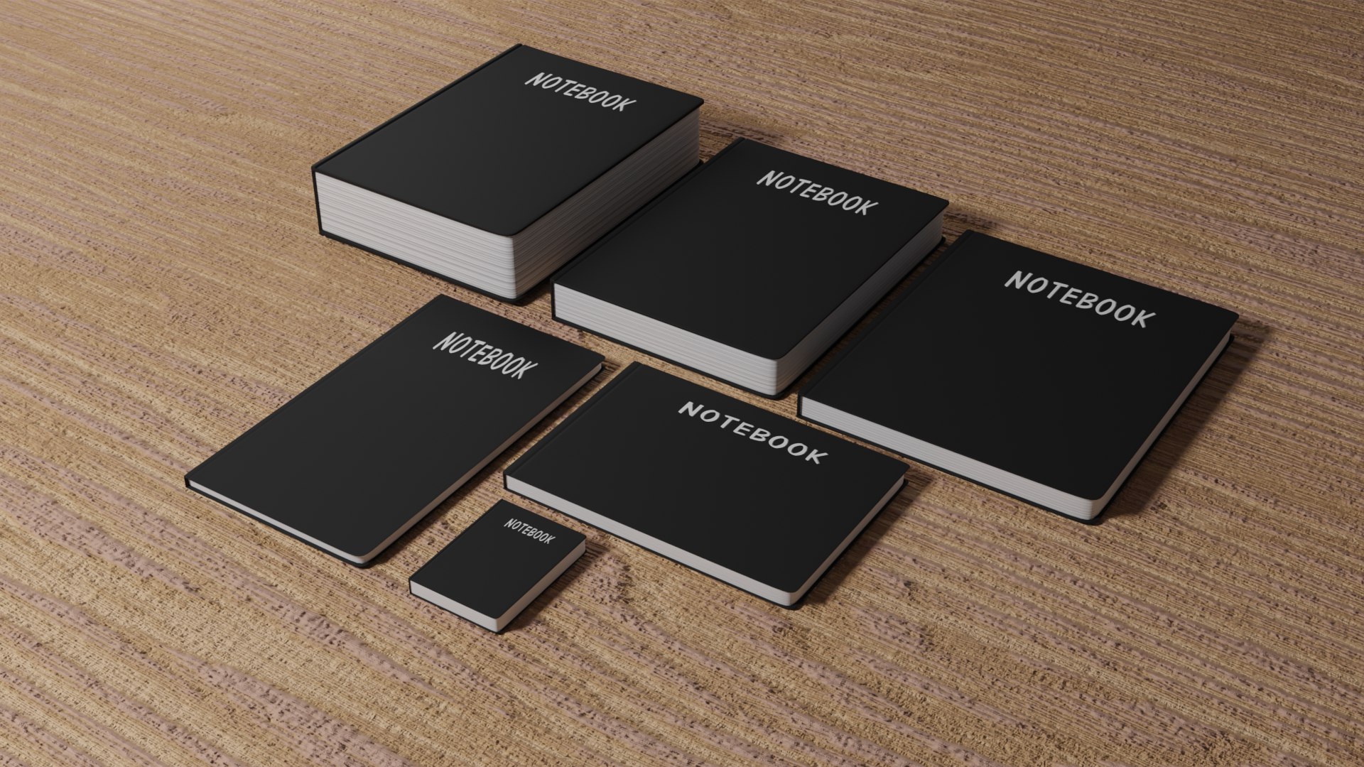 Simple Notebook 3D Model - TurboSquid 1737611