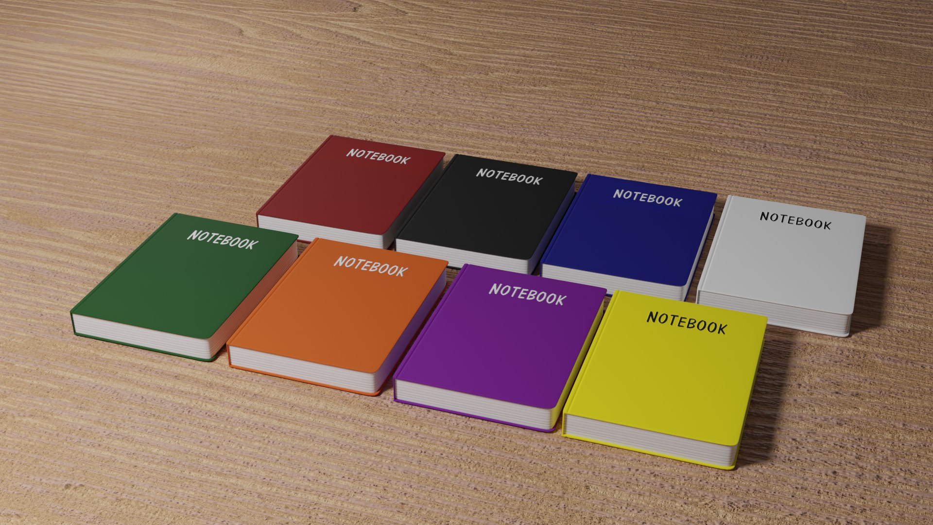 Simple Notebook 3D Model - TurboSquid 1737611