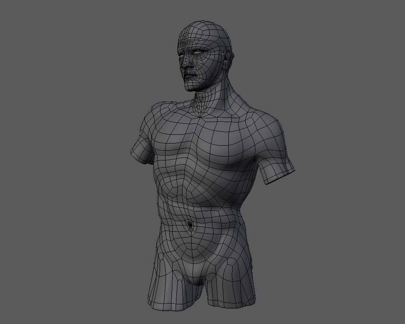 Sculpture Man 3d Model