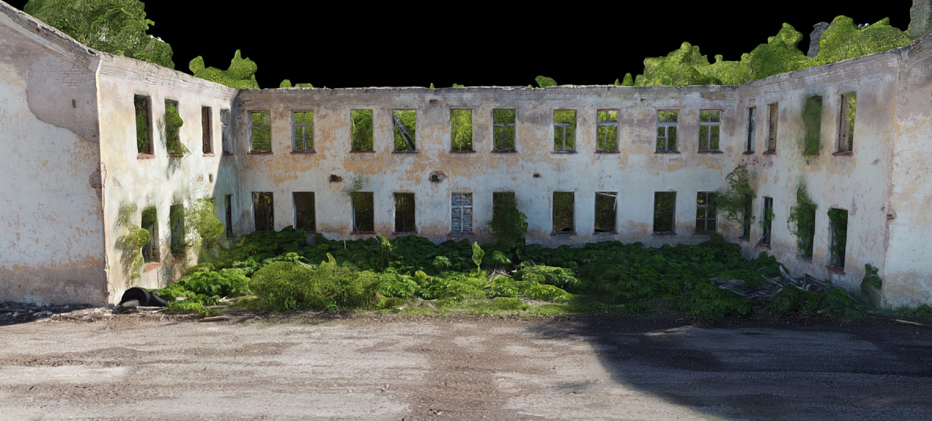 3D Model Abandoned Overgrowth - TurboSquid 1853765