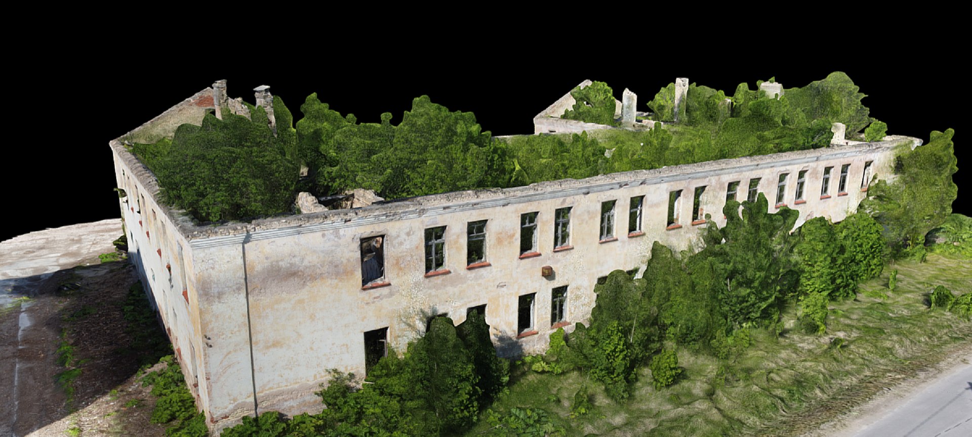 3D Model Abandoned Overgrowth - TurboSquid 1853765