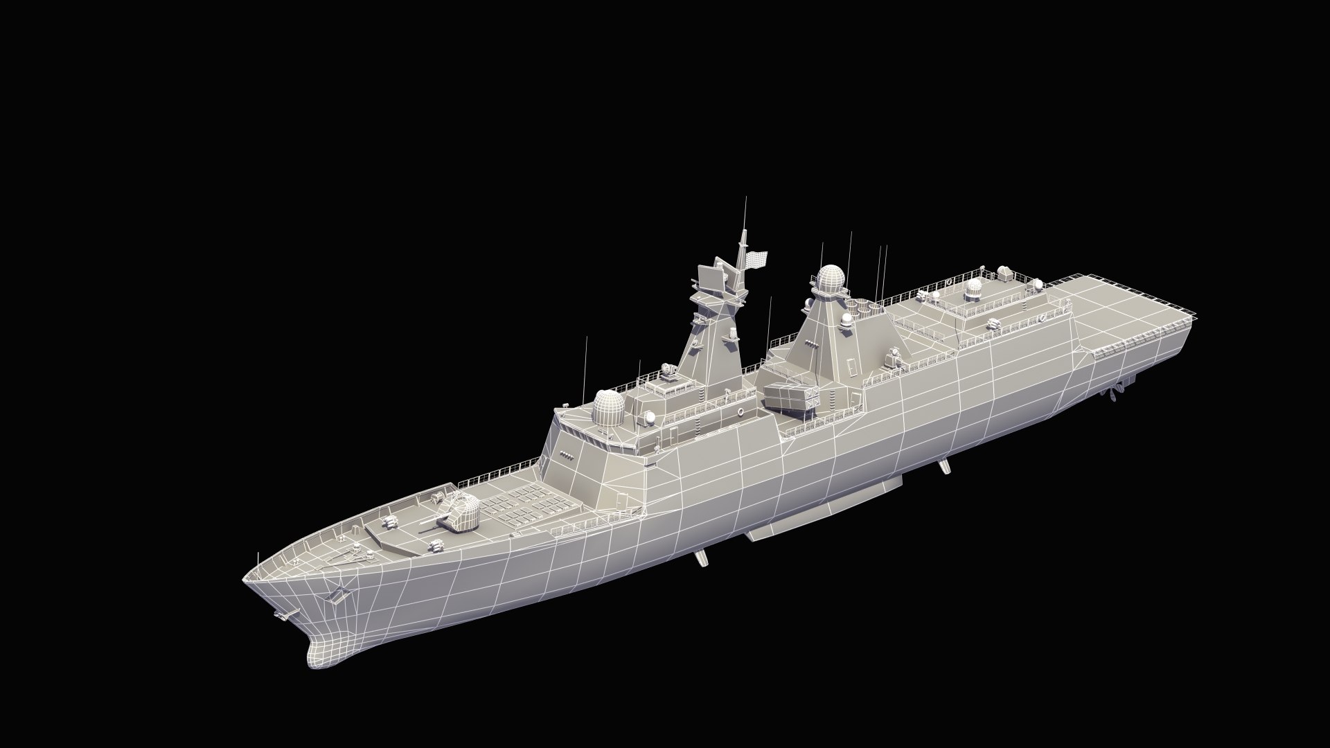 Type054ap frigate model - TurboSquid 1648203