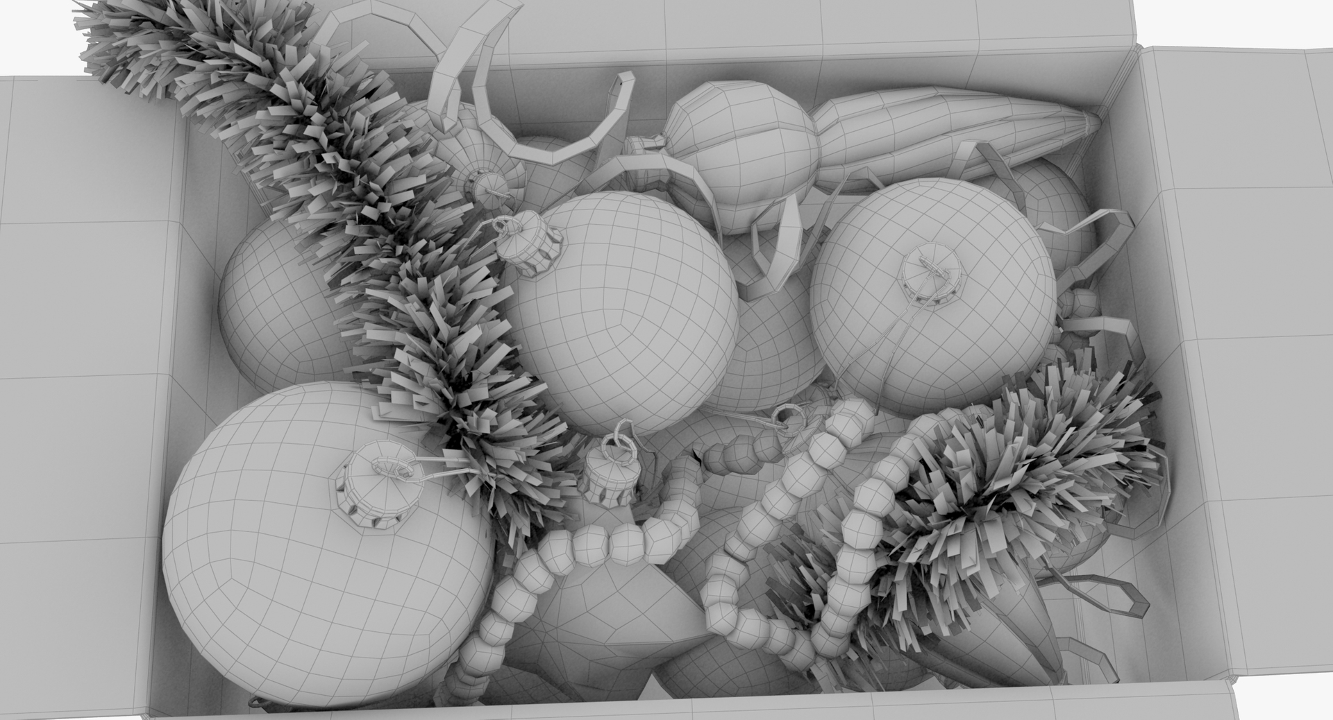 3D model christmas tree decorations v1 - TurboSquid 1419776