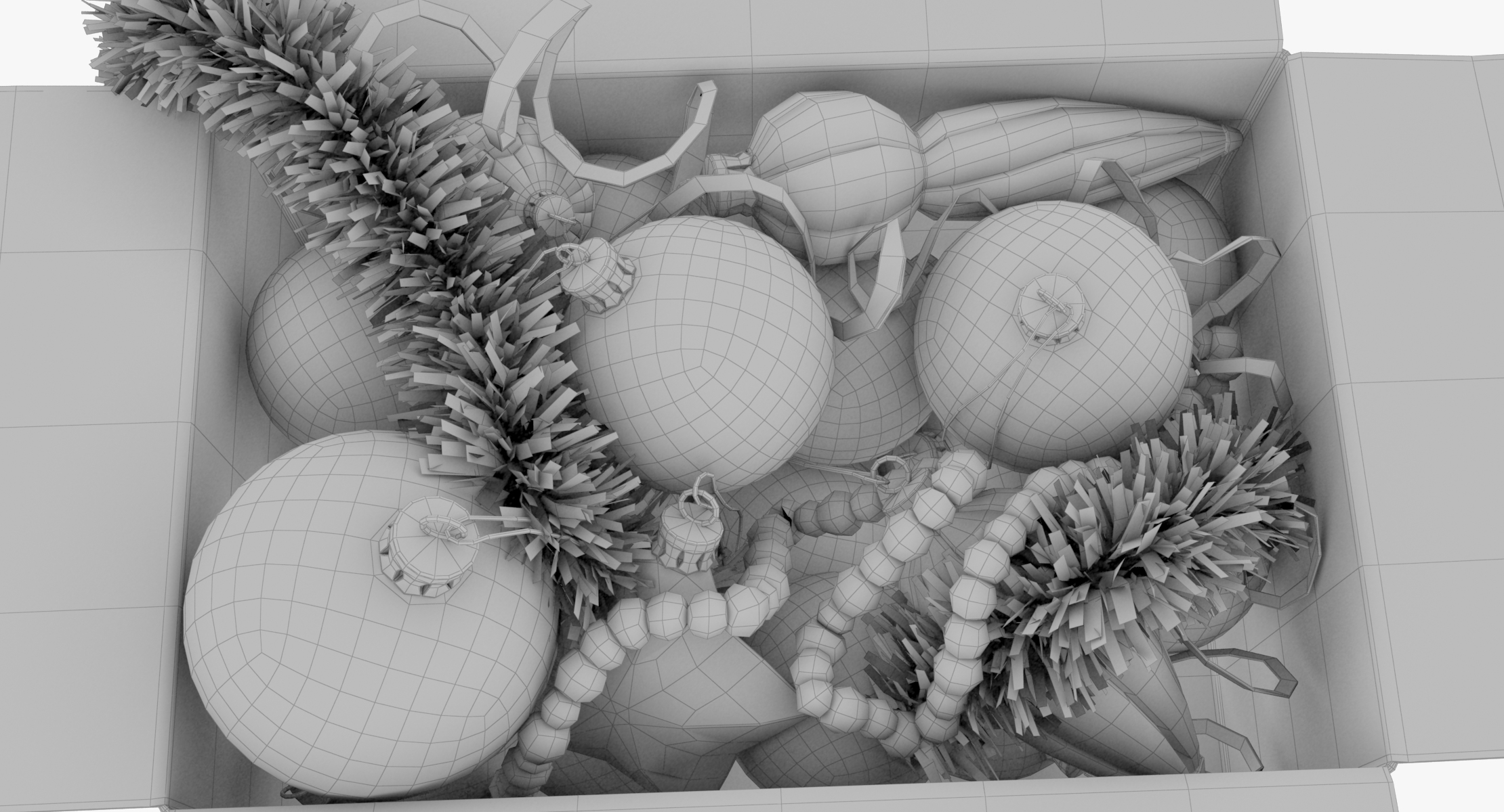 3D model christmas tree decorations v1 - TurboSquid 1419776