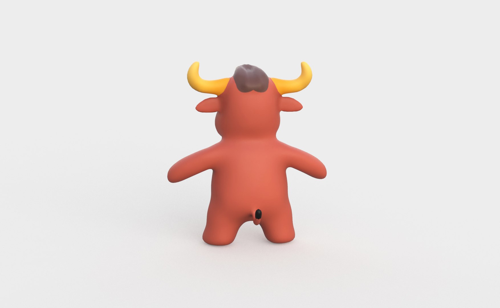 3D Little Animal Baby - Bull Cute - Animated - TurboSquid 2282292