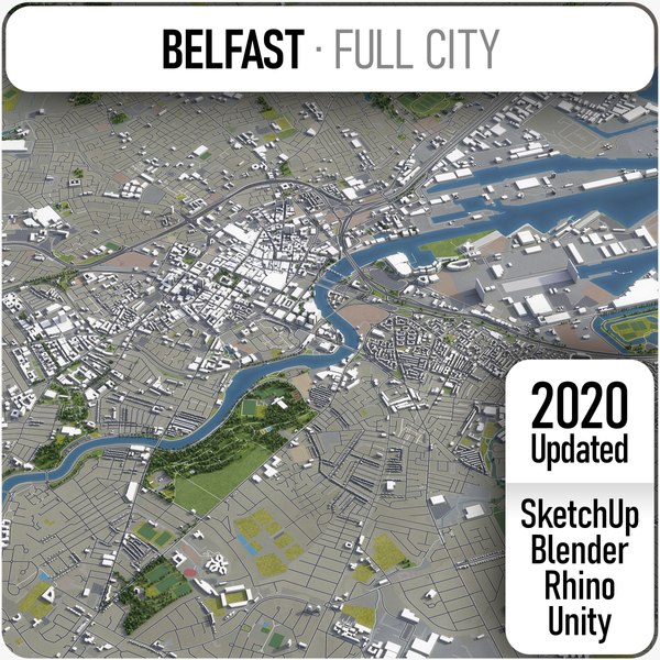 3D model belfast surrounding - - TurboSquid 1497330