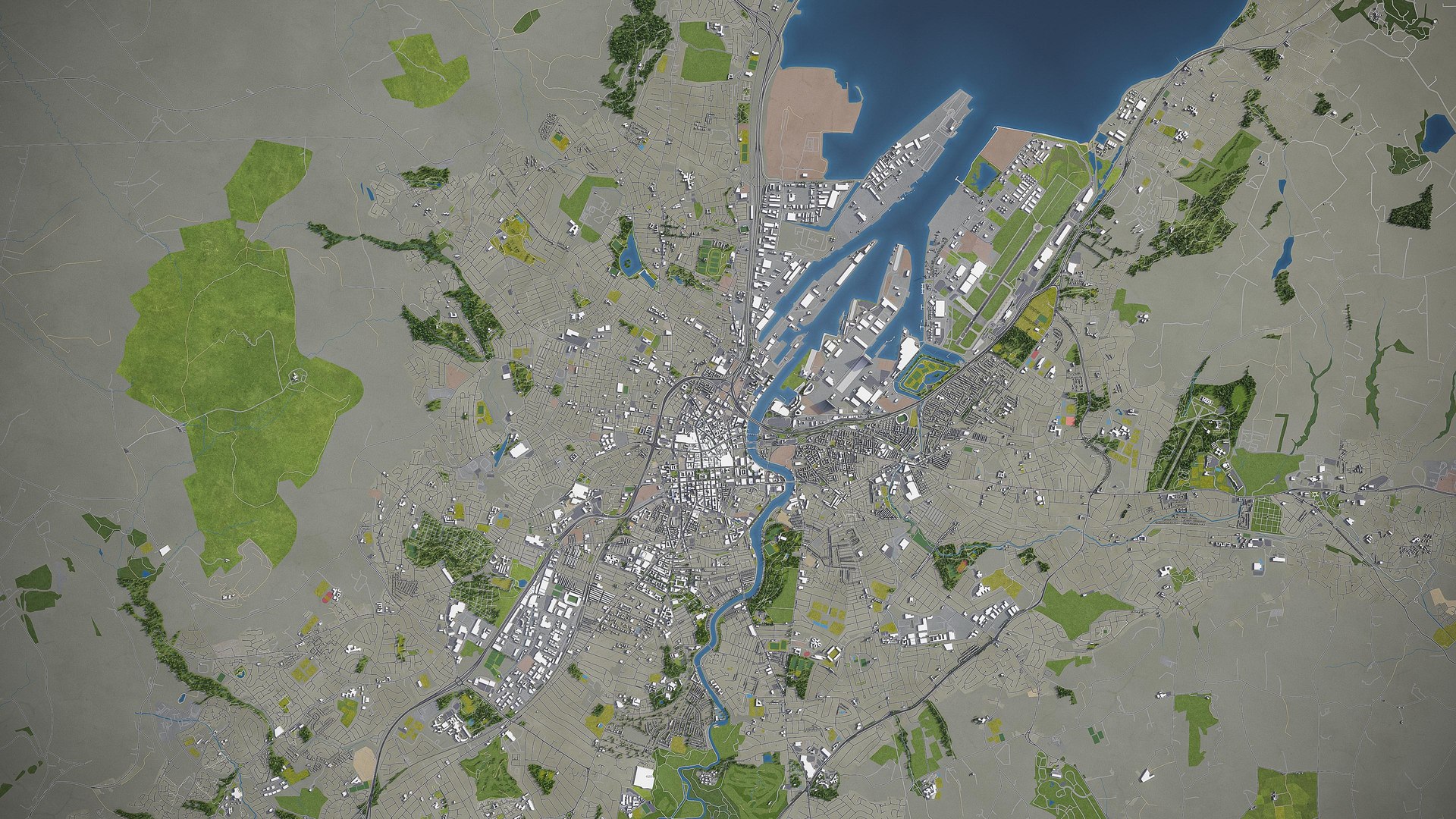 3D Model Belfast Surrounding - - TurboSquid 1497330