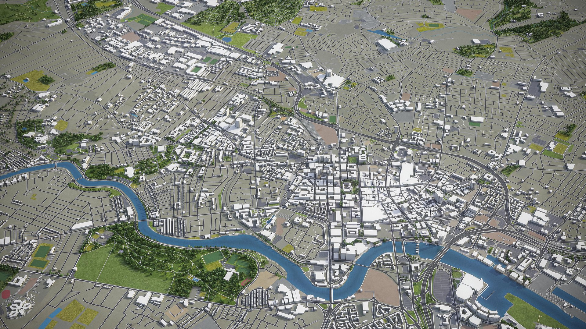 3D Model Belfast Surrounding - - TurboSquid 1497330