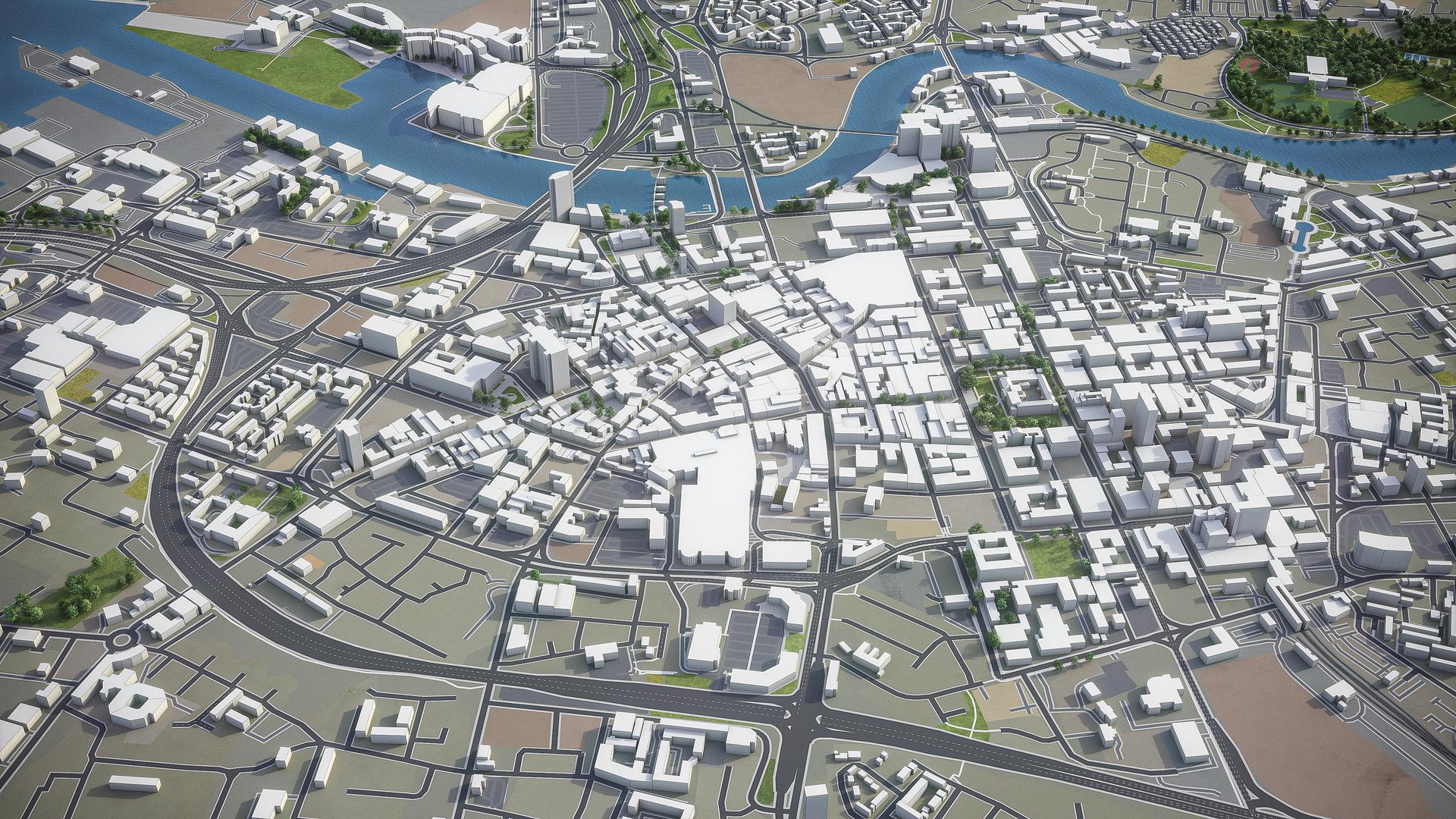 3D Model Belfast Surrounding - - TurboSquid 1497330