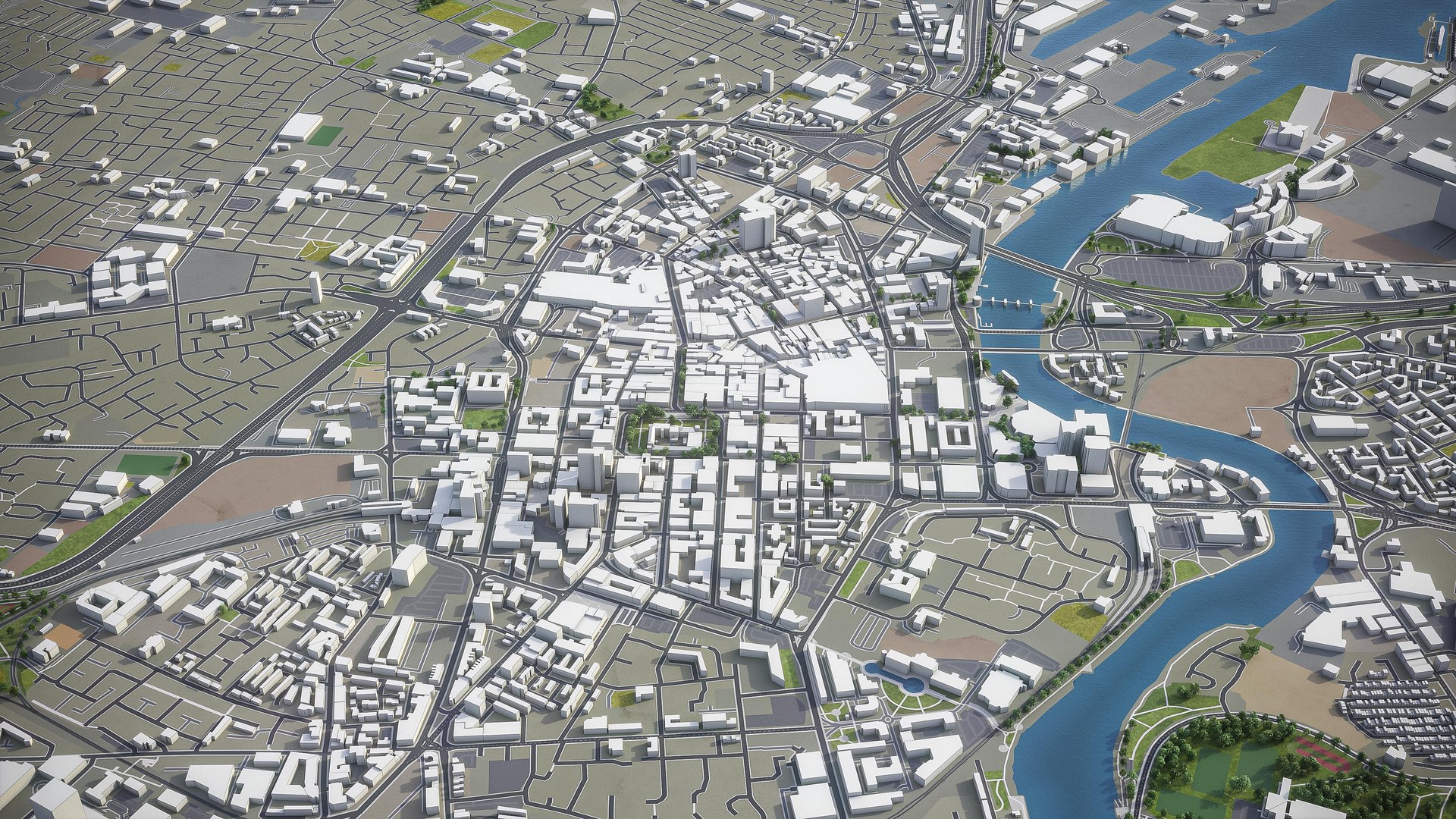 3D Model Belfast Surrounding - - TurboSquid 1497330