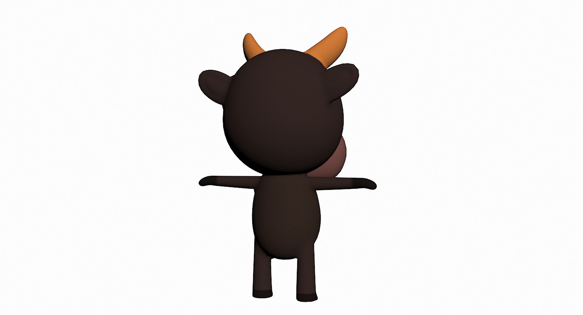 3D Cartoon Toon Bull Model - TurboSquid 1399848