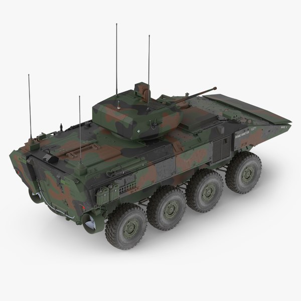 modelo 3d Vehículo de combate anfibio estadounidense ACV con cañón de 30 mm - TurboSquid 2275025