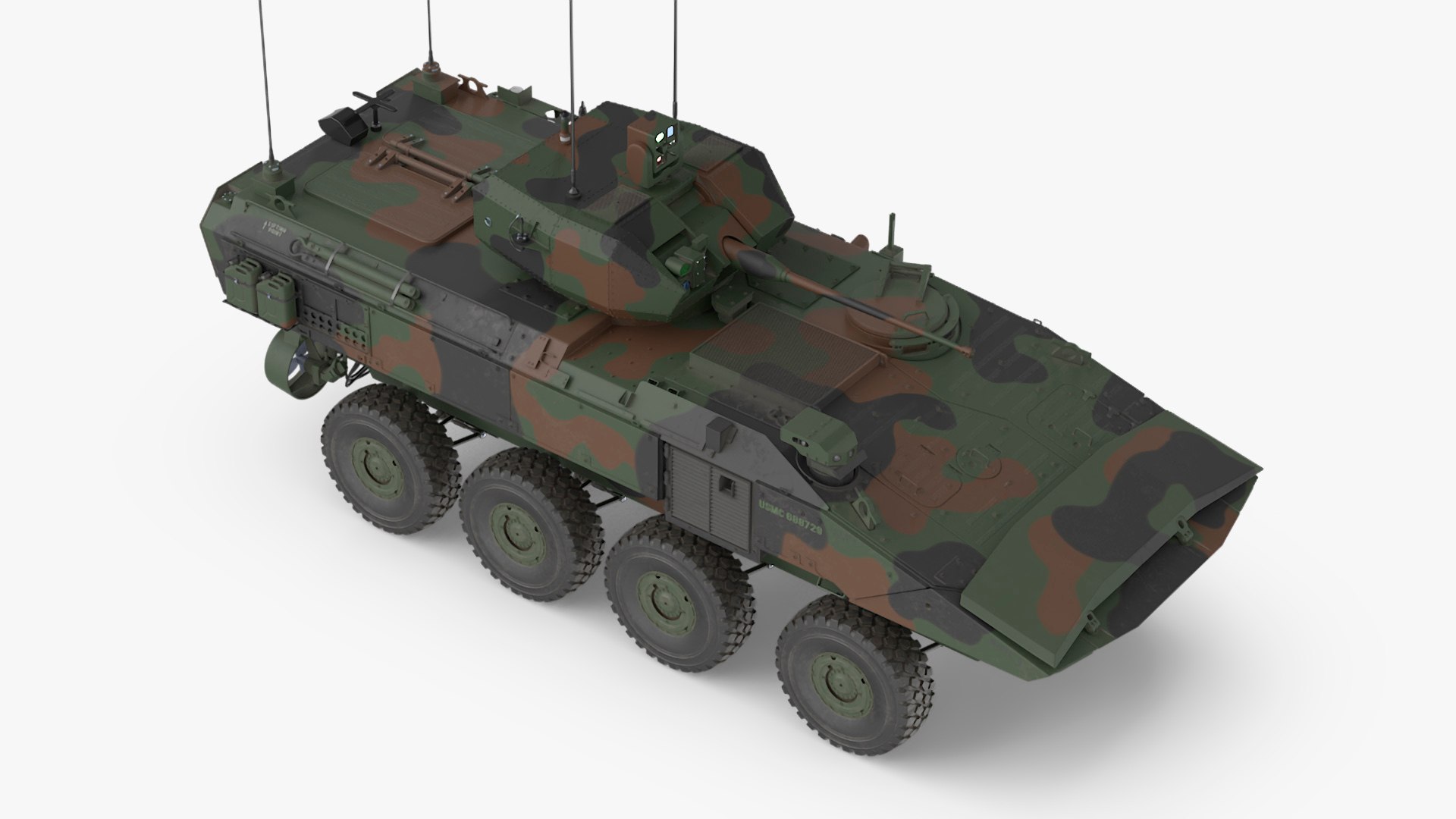 3D Model US Amphibious Combat Vehicle ACV With 30mm Gun - TurboSquid ...