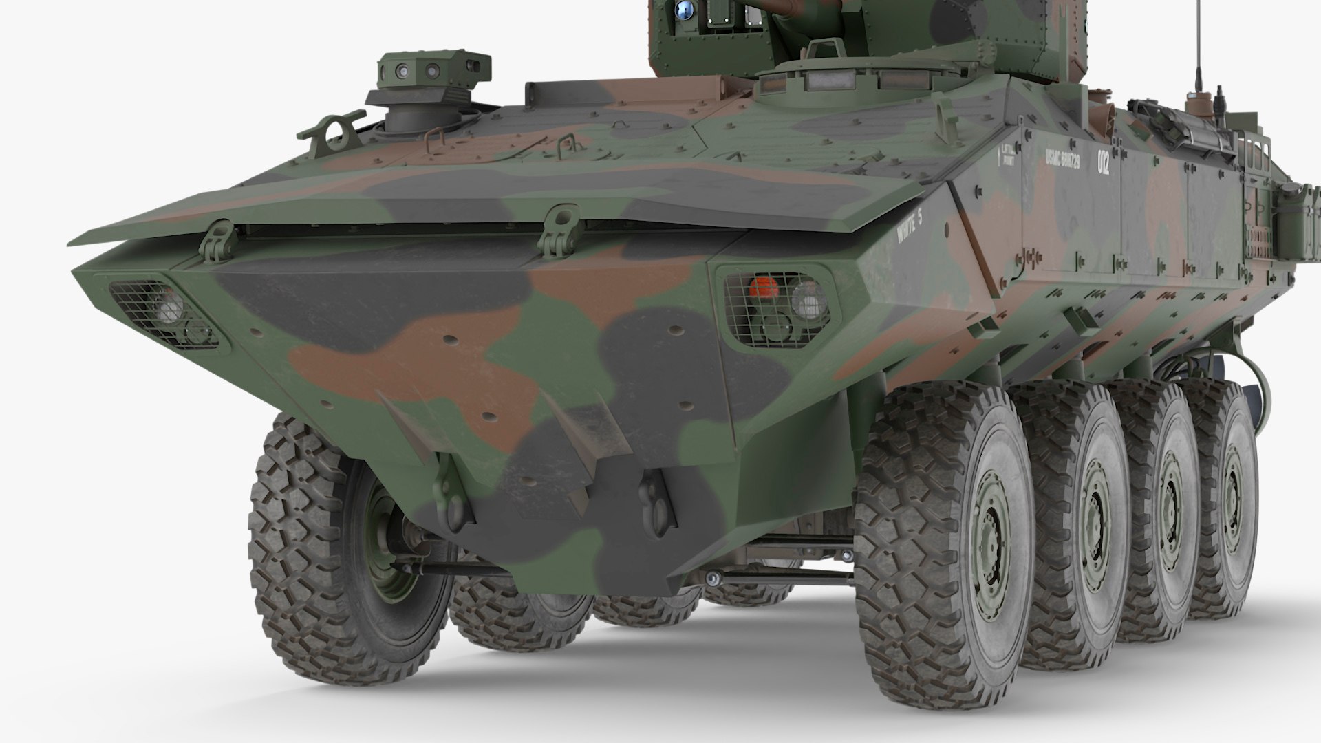 3D Model US Amphibious Combat Vehicle ACV With 30mm Gun - TurboSquid 2275025